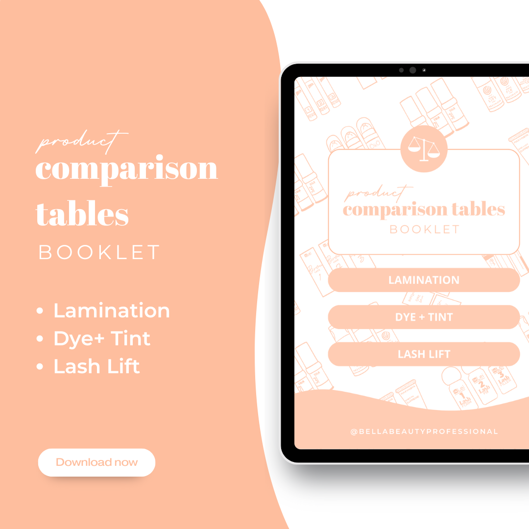 Ultimate FREE Comparison Tables e-Book: Lamination, Dye & Tint, and La