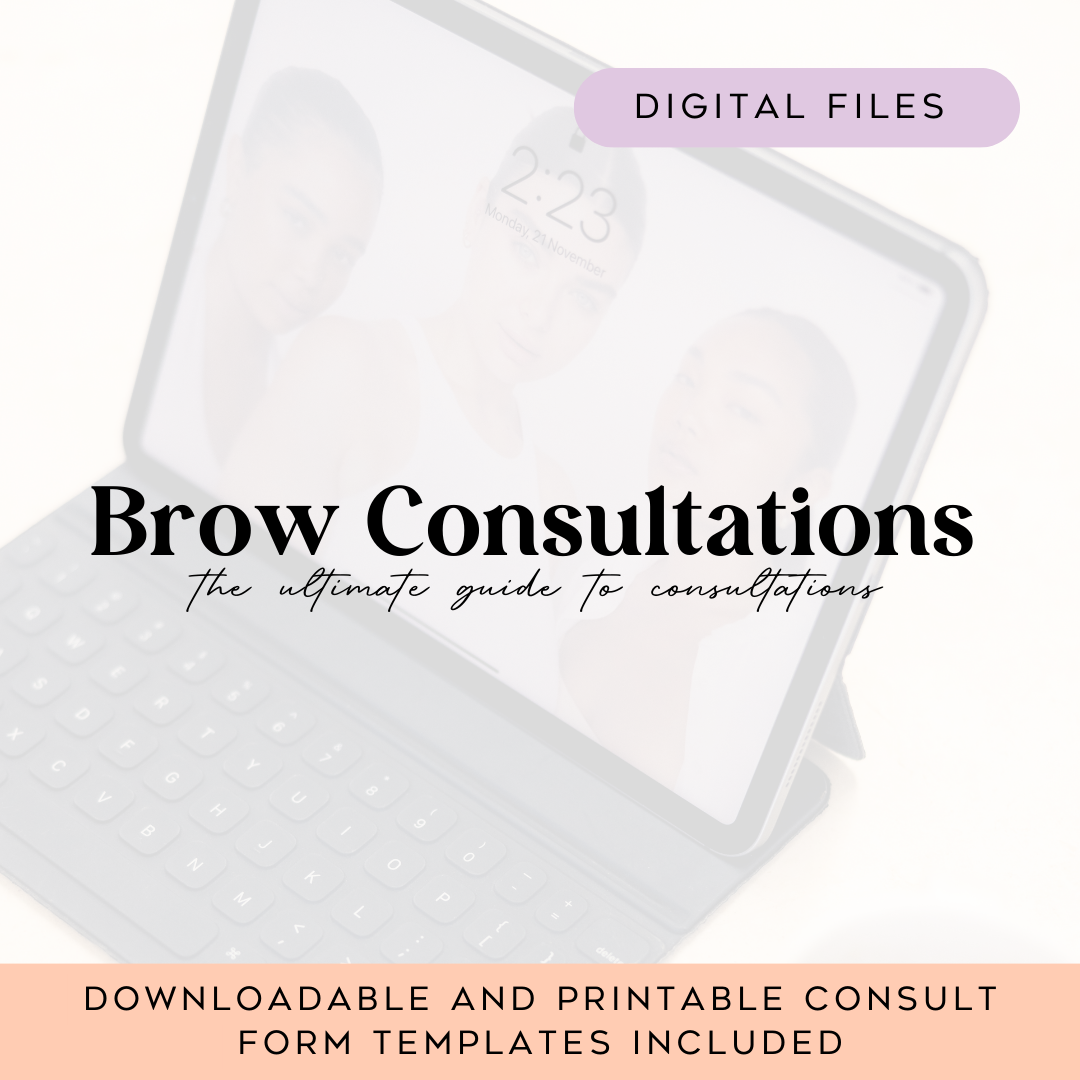 ASH Education - Brow Consultation Guide + Templates (Custom Editable D